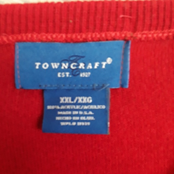 Towncraft | Sweaters | Towncraft Red Sweater Vest | Poshmark